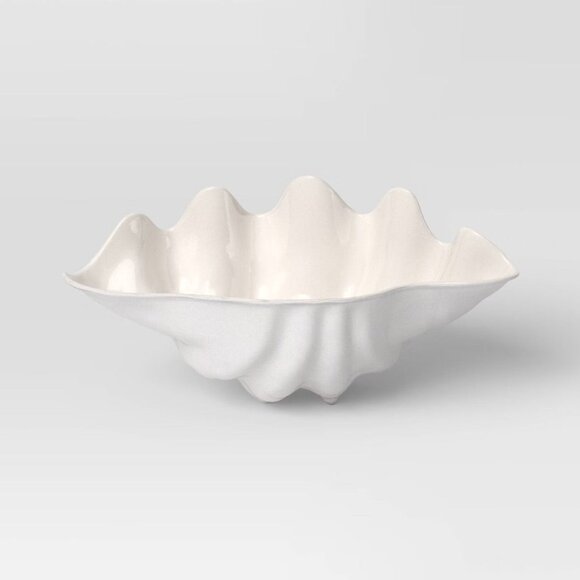 Threshold | Dining | Coastal Crab Shaped Shell Serving Platter Beverage ...